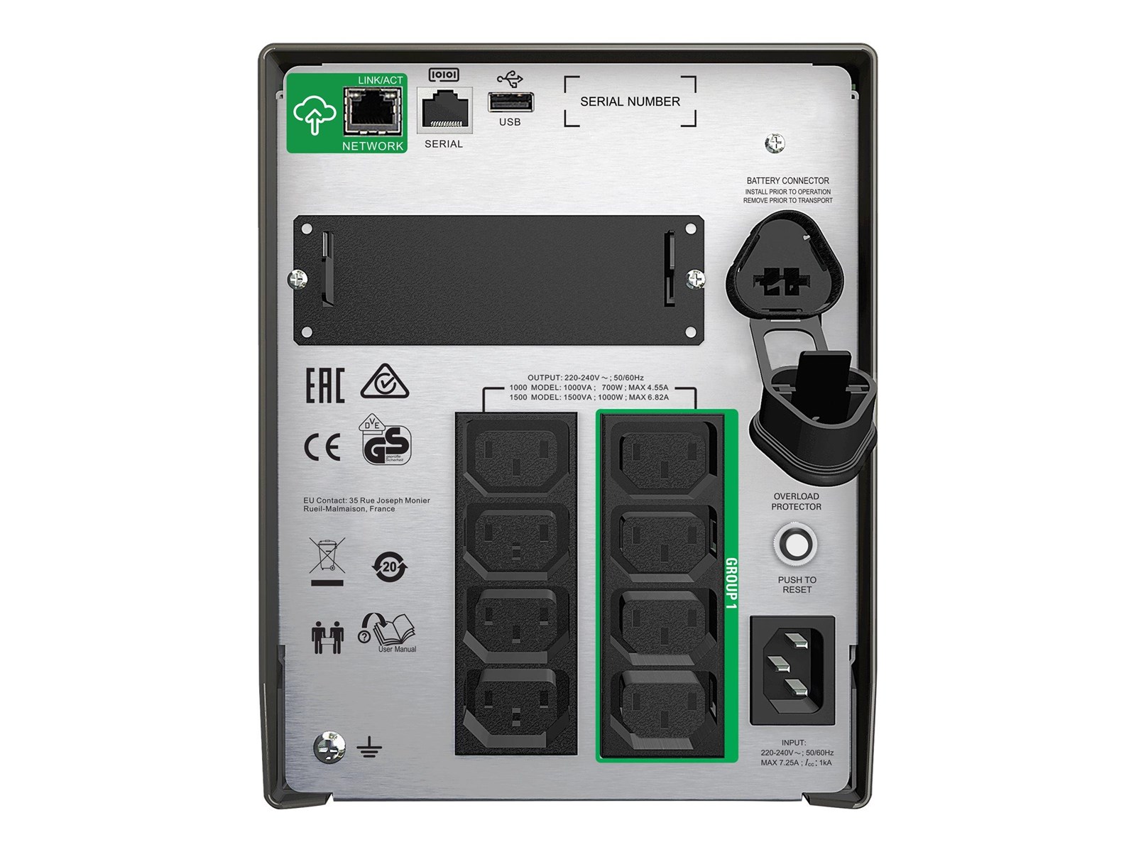 APC SMT1500IC - Smart-UPS - 1500VA/1000W - Line Interactive UPS