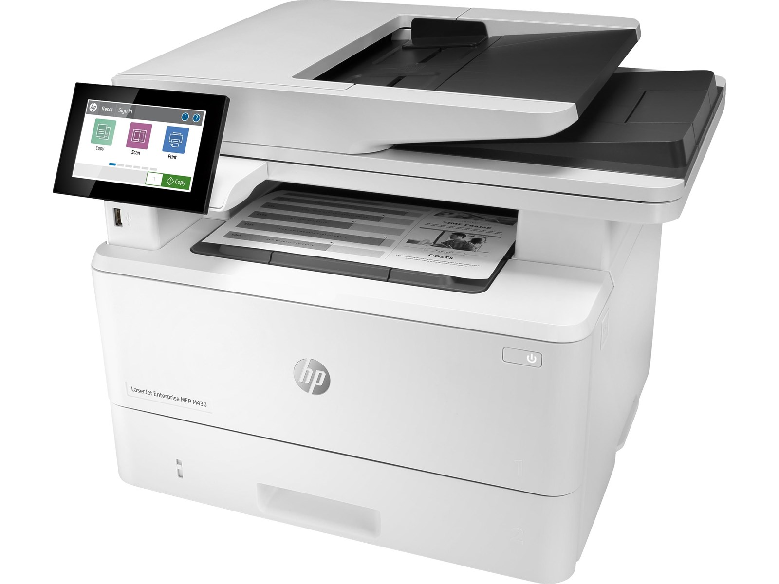 HP LaserJet Enterprise MFP M430f Mono Laser All in One Multifunktion ...