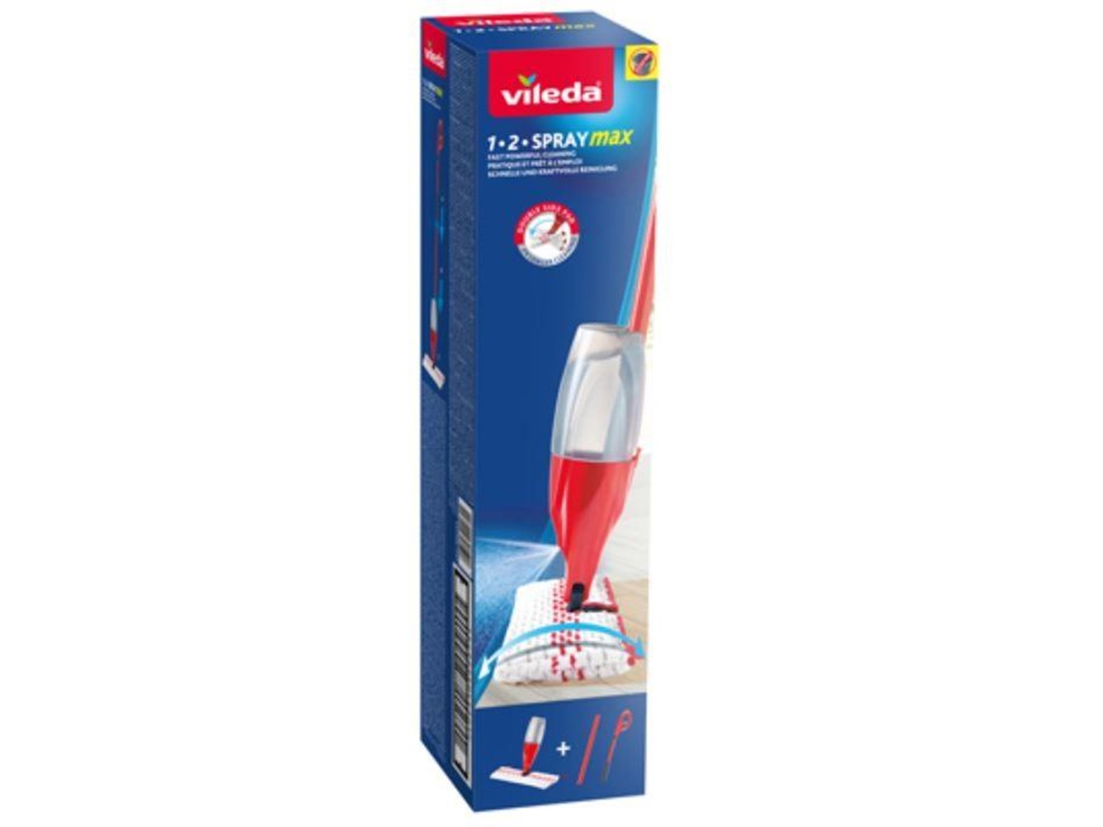 Vileda Mop 1-2 Spray MAX BOX with a sprayer | På lager | Billig