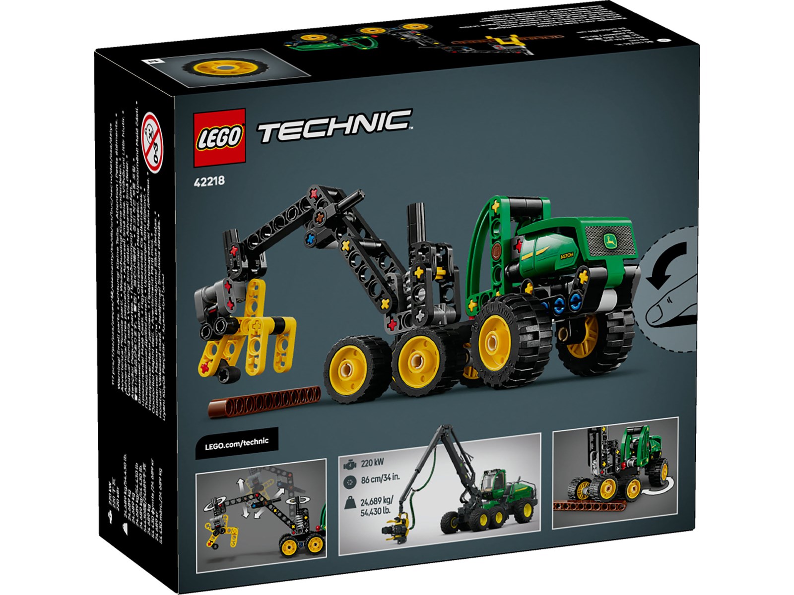 LEGO Technic 42218 John Deere 1470H-skovningsmaskine | På lager