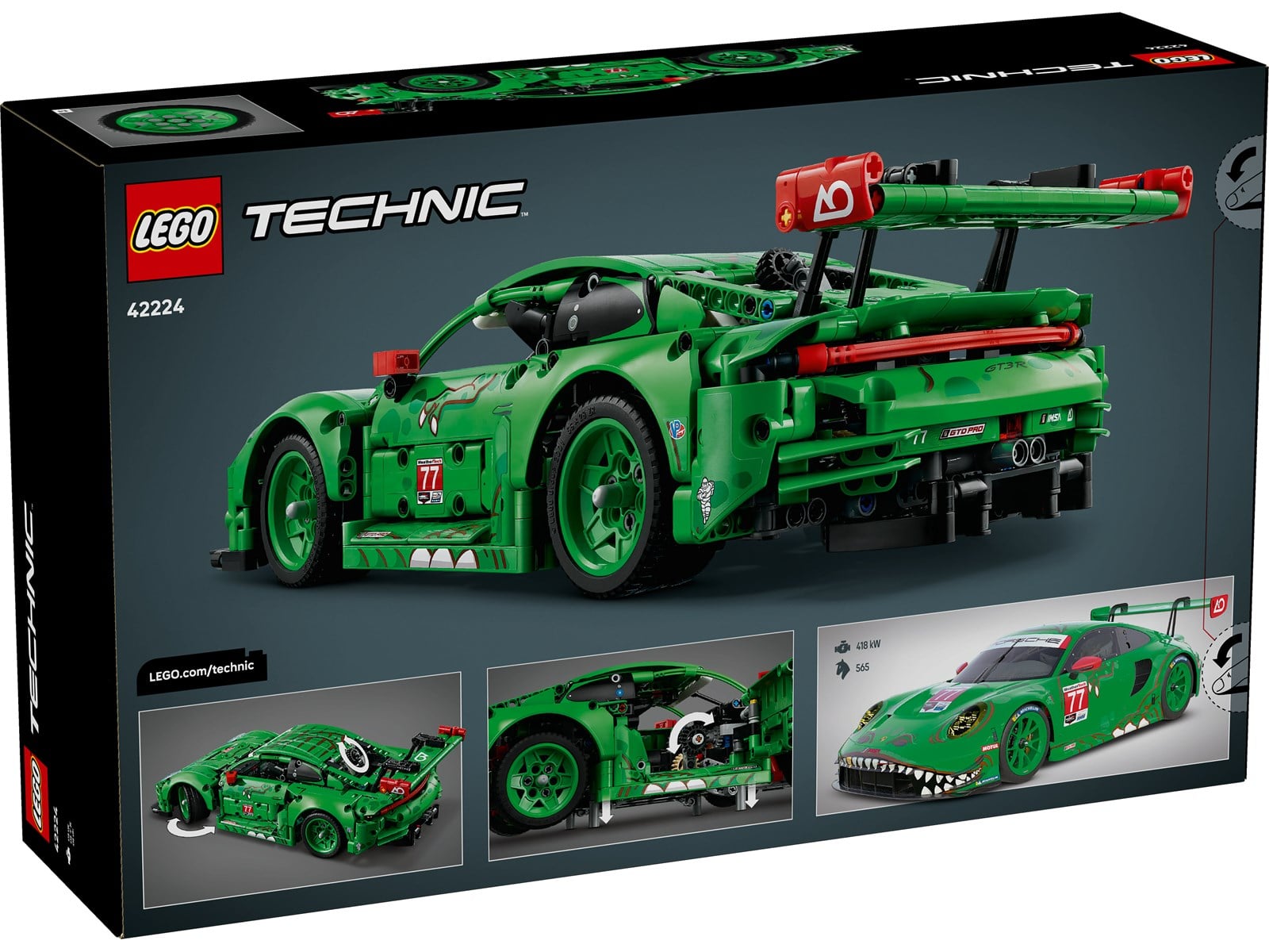 LEGO Technic 42224 Porsche 911 GT3 R REXY AO Racing-racerbil | Billig
