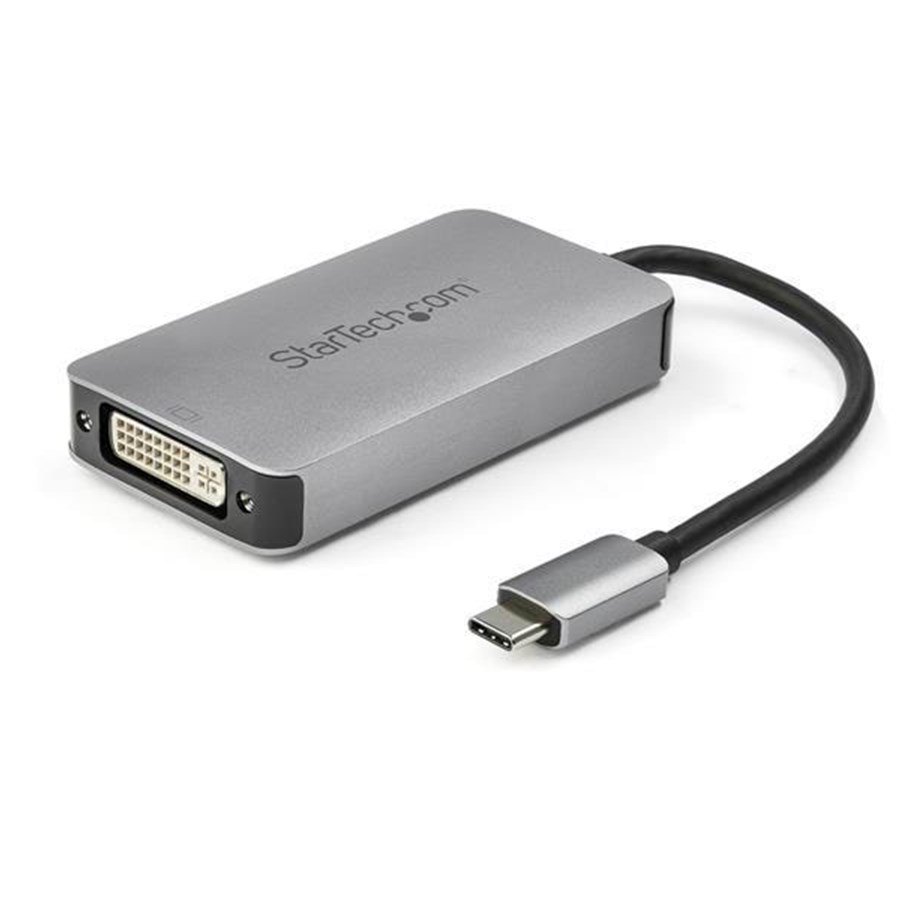 StarTech.com USB-C to DVI Adapter - Dual-Link - Active DVI Converter ...