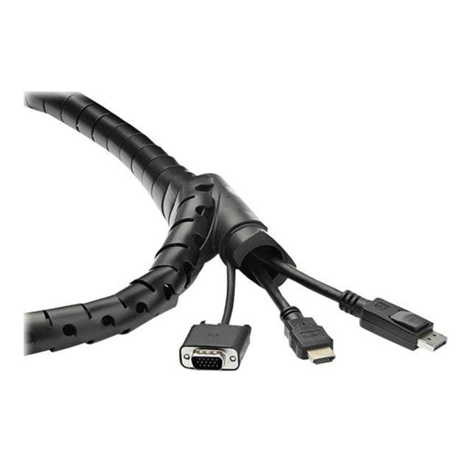 StarTech.com 2.5m/8.2' Cable Management Sleeve - Spiral - 25mm/1 ...