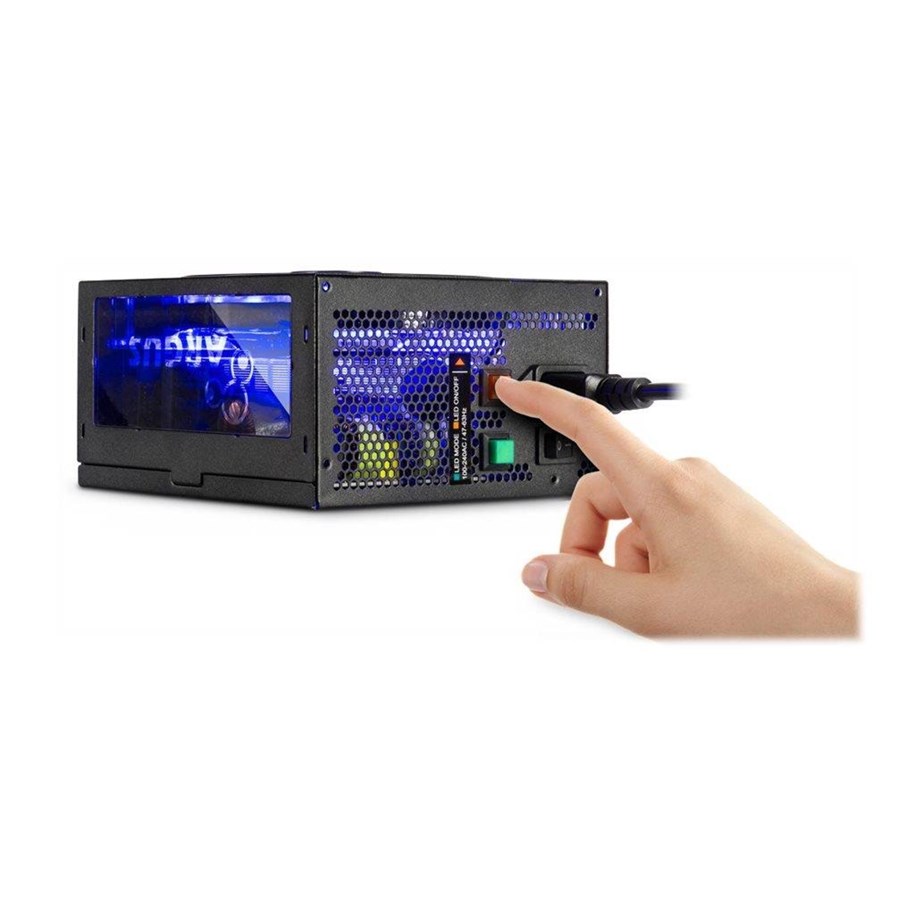 Inter-Tech Argus RGB-700W II Strømforsyning - 700 Watt - 140 mm - ATX 2 ...