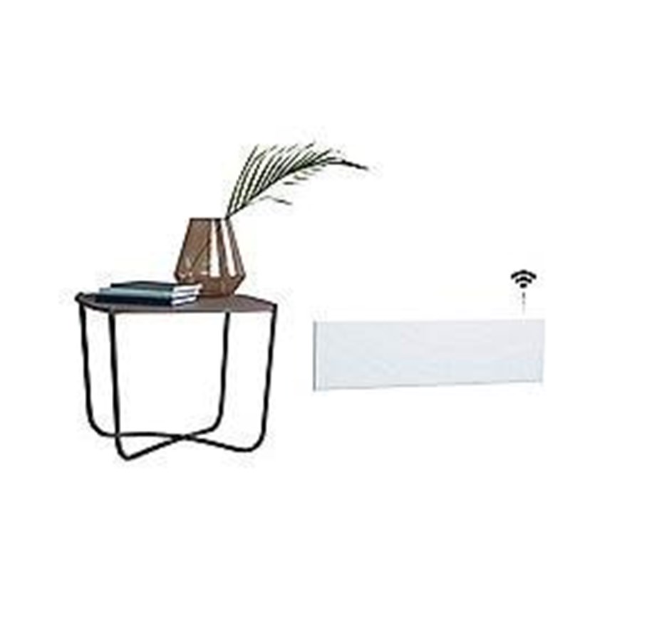 Adax Neo Liste Elradiator med WiFi 1200W 400V, 210x1583 mm, Hvid