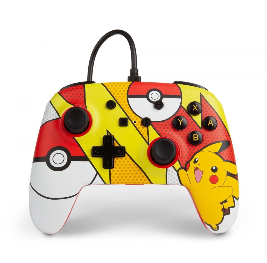 PowerA Enhanced - Pokemon Pikachu Pop Art - Wired Controller - Nintendo ...