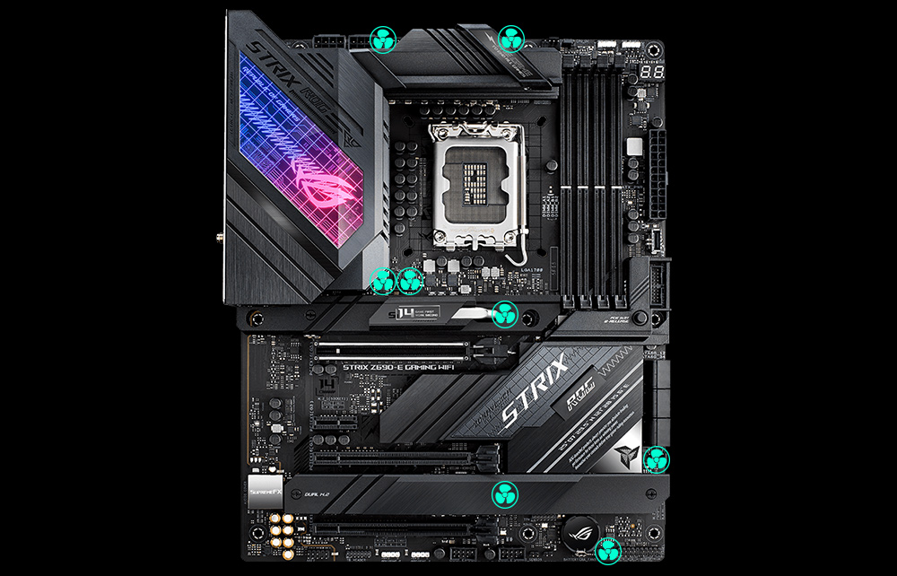 ASUS ROG STRIX Z690-E GAMING WIFI Bundkort - Intel Z690 - Intel LGA1700 ...